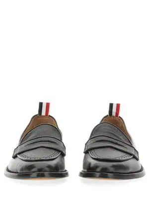 Thom Browne Varsity Penny Loafer - Black