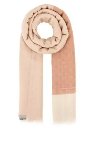 Gucci Embroidered Cashmere Blend Scarf - Multicolor
