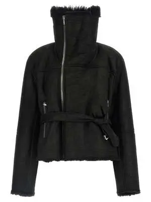Rick Owens Cropped Flight' Jacket