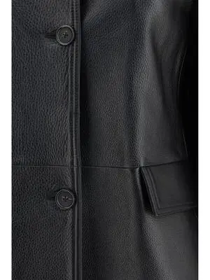 TOTEME Grained Leather Jacket