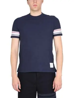 Thom Browne Stripes T-shirt - Blue