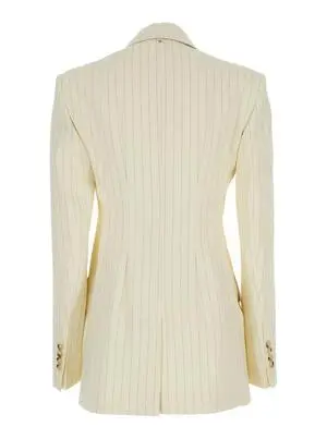 Sportmax Aversa Single-breasted Striped Blazer - Multicolor