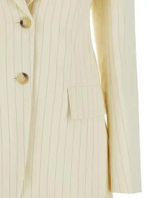 Sportmax Aversa Single-breasted Striped Blazer - Multicolor