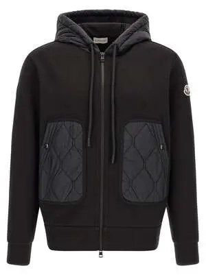 Moncler Hybrid Hoodie - Black