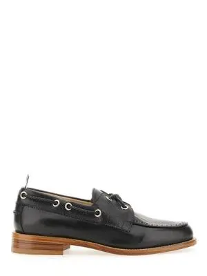 Thom Browne Boat Moccasin - Black