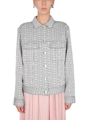 Givenchy 4g Jacquard Jacket - Gray