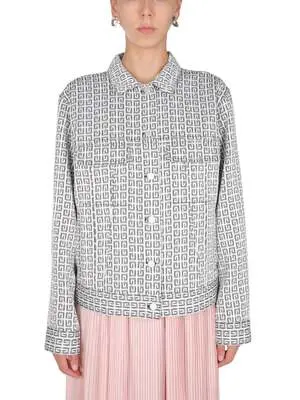 Givenchy 4g Jacquard Jacket - Gray