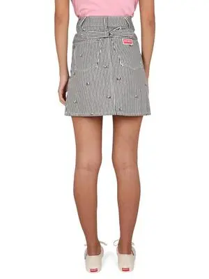 Kenzo Printed Miniskirt - Blue