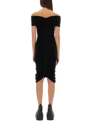 Alexander Wang Off-shoulder Ruched Dress