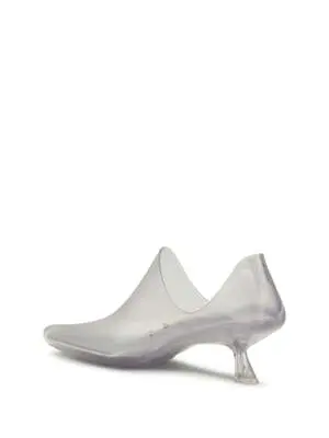 Loewe Pvc Ankle Boots - White