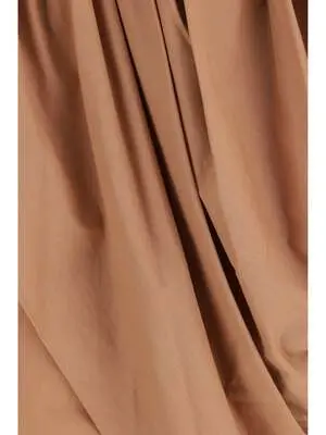 Chloé Cotton Poplin Wrap Skirt - Cream