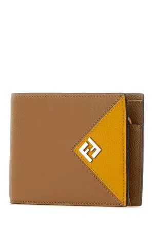 Fendi Beige Leather Wallet