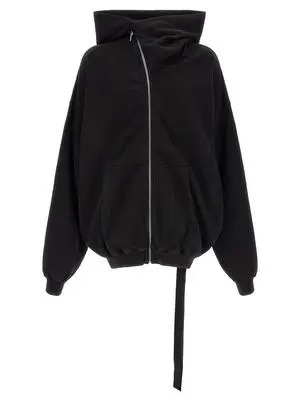 Rick Owens Mountain Hun Hoodie - Black
