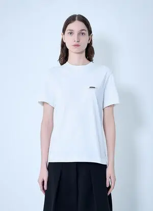 Jacquemus Cotton Jersey Logo T-shirt - White