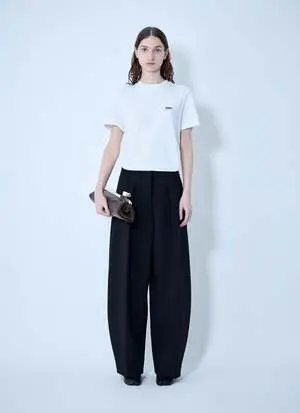 Jacquemus Cotton Jersey Logo T-shirt - White