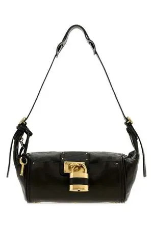 Chloé Leather Paddington Shoulder Bag - Black