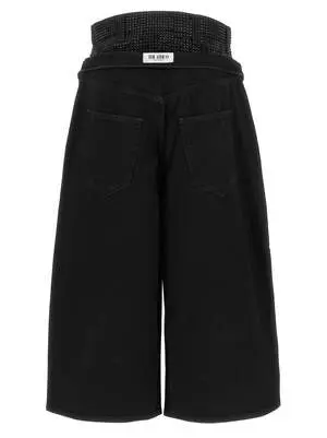 Attico Crystal Insert Jeans