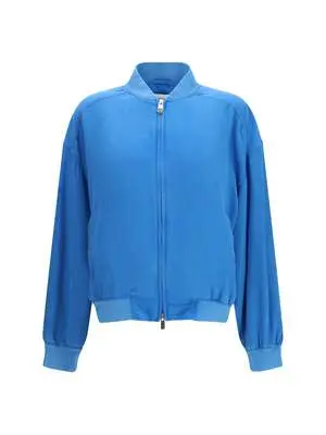 Versace VERSACE Zip Up Jacket Blue