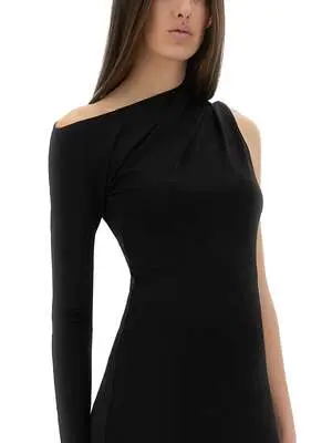 COURREGES Long One-shoulder Dress
