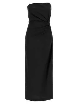 Max Mara Silva Long Dress - Black