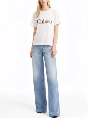 Chloé T-shirt With Logo - White