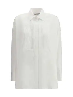 GOLDEN GOOSE Cotton Poplin Shirt - White