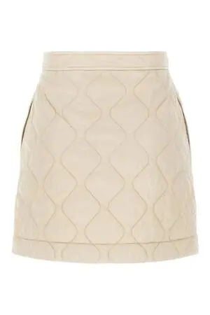 Burberry Quilted Mini Skirt