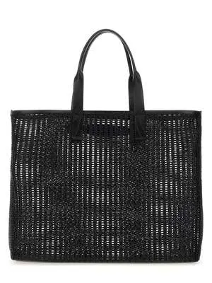 Dolce & Gabbana Woven Mesh Shopper Tote