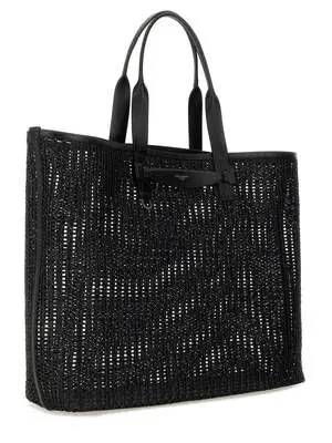 Dolce & Gabbana Woven Mesh Shopper Tote