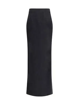 Alessandra Rich Tweed Long Skirt