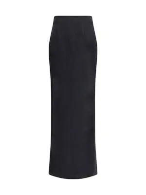 Alessandra Rich Tweed Long Skirt