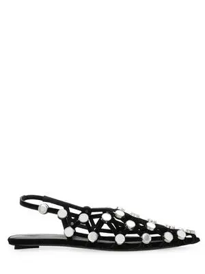 Attico Dancer Grid Shoes - Black