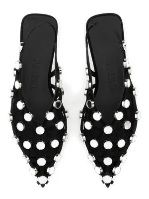 Attico Dancer Grid Shoes - Black