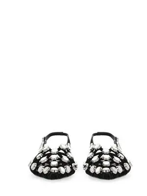 Attico Dancer Grid Shoes - Black