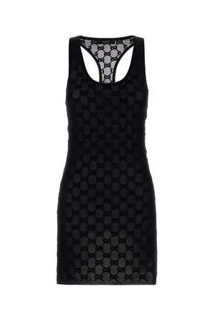 Gucci Viscose Blend Dress - Blue