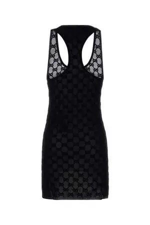 Gucci Viscose Blend Dress - Blue