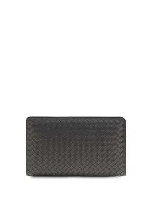 Bottega Veneta Agenda Clutch - Brown