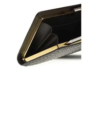 Bottega Veneta Agenda Clutch - Brown