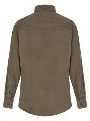 Brunello Cucinelli Corduroy Shirt - Green