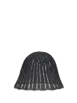 Brunello Cucinelli Techno Raffia Hat - Black