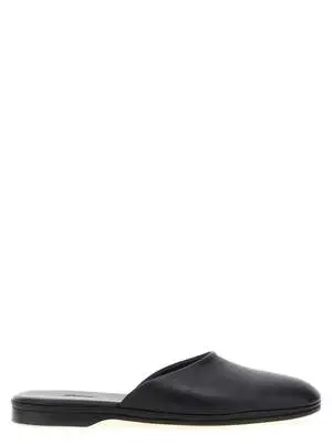 Brioni Leather Sabots