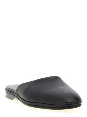 Brioni Leather Sabots