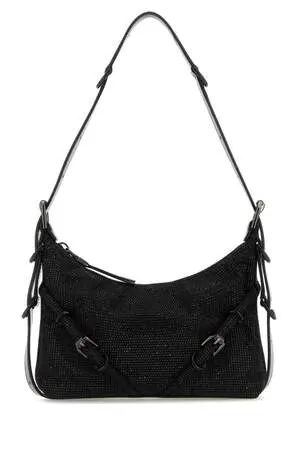 Givenchy Fabric Mini Voyou Shoulder Bag - Black