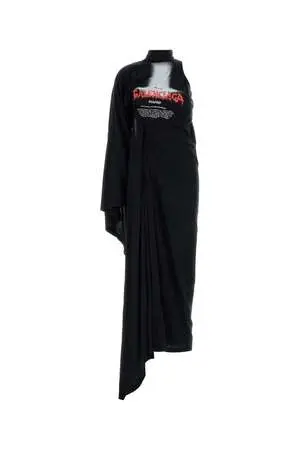 Balenciaga Cotton Dress - Black