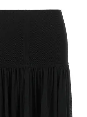 Zimmermann Valiant Long Skirt - Black