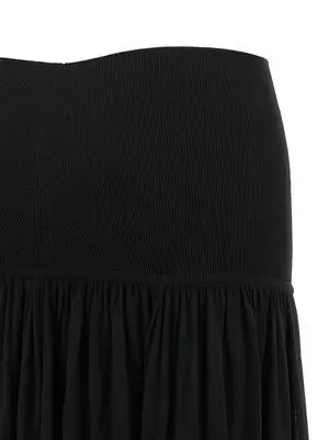 Zimmermann Valiant Long Skirt - Black