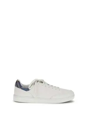 Burberry Set Leather Sneakers - White