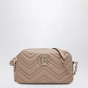 Gucci Gg Marmont Small Camera Bag In Blush Beige - Pink