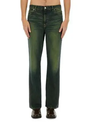 Our Legacy Straight Leg Jeans - Green
