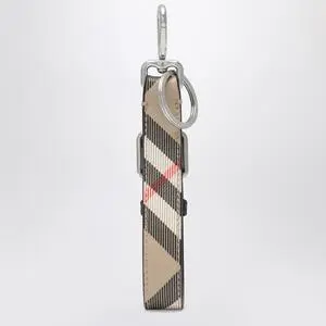 Burberry Beige Check Keychain